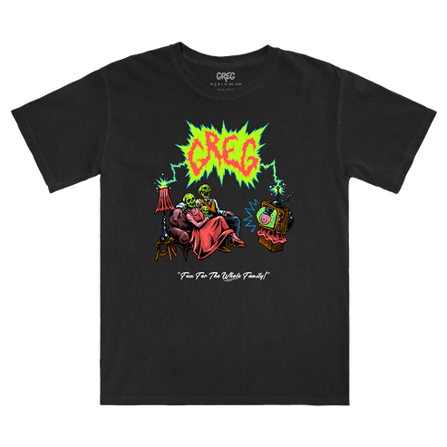 Greg TV Black Tee – Danny Gonzalez Us